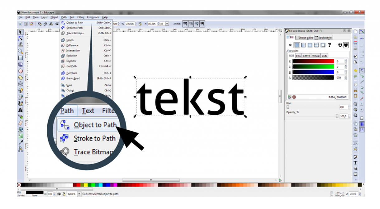  Convert Text To Vector Inkscape Gregiant